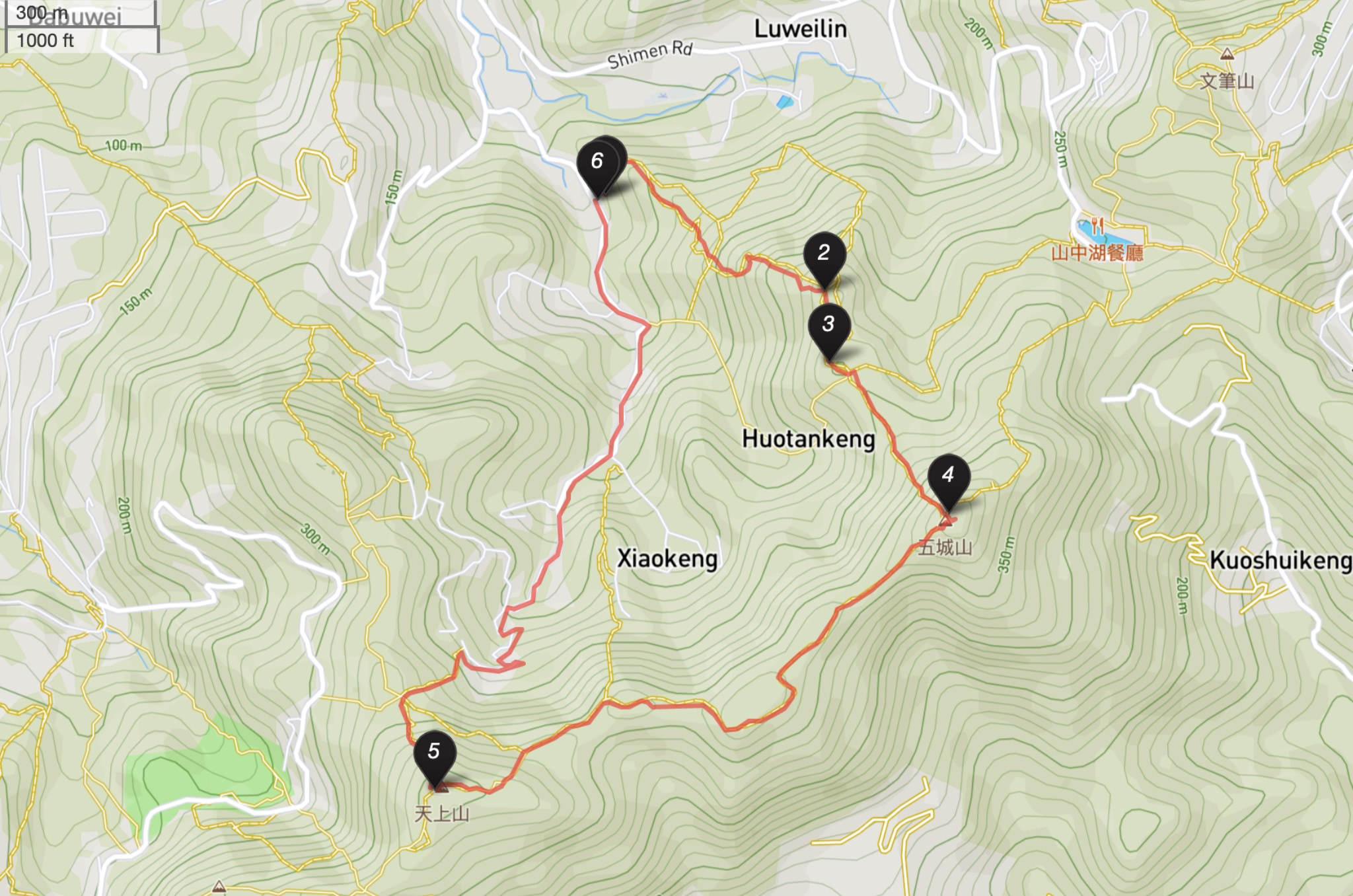 Taijiling Trail - Hikingbook