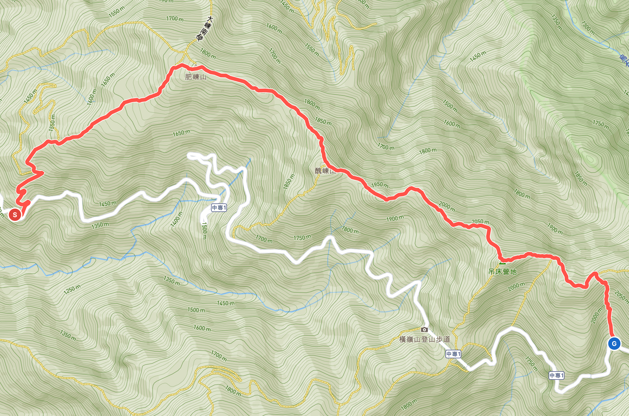 Tianzui West Ridge Trail - Hikingbook