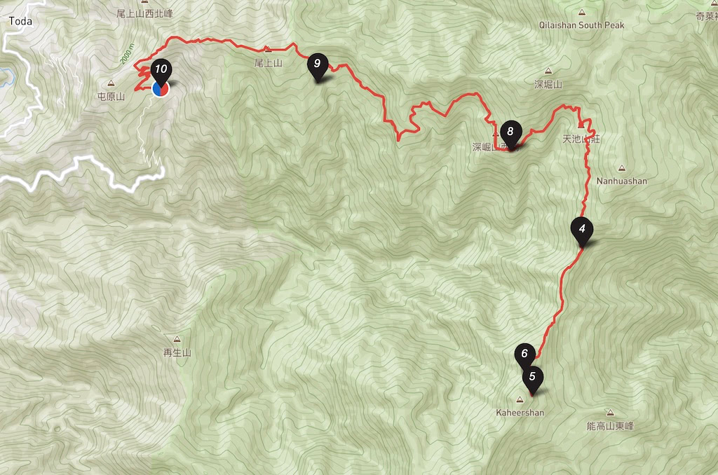 The path to Mount Nenggaoshan Dongfeng (Yanshan) - Hikingbook