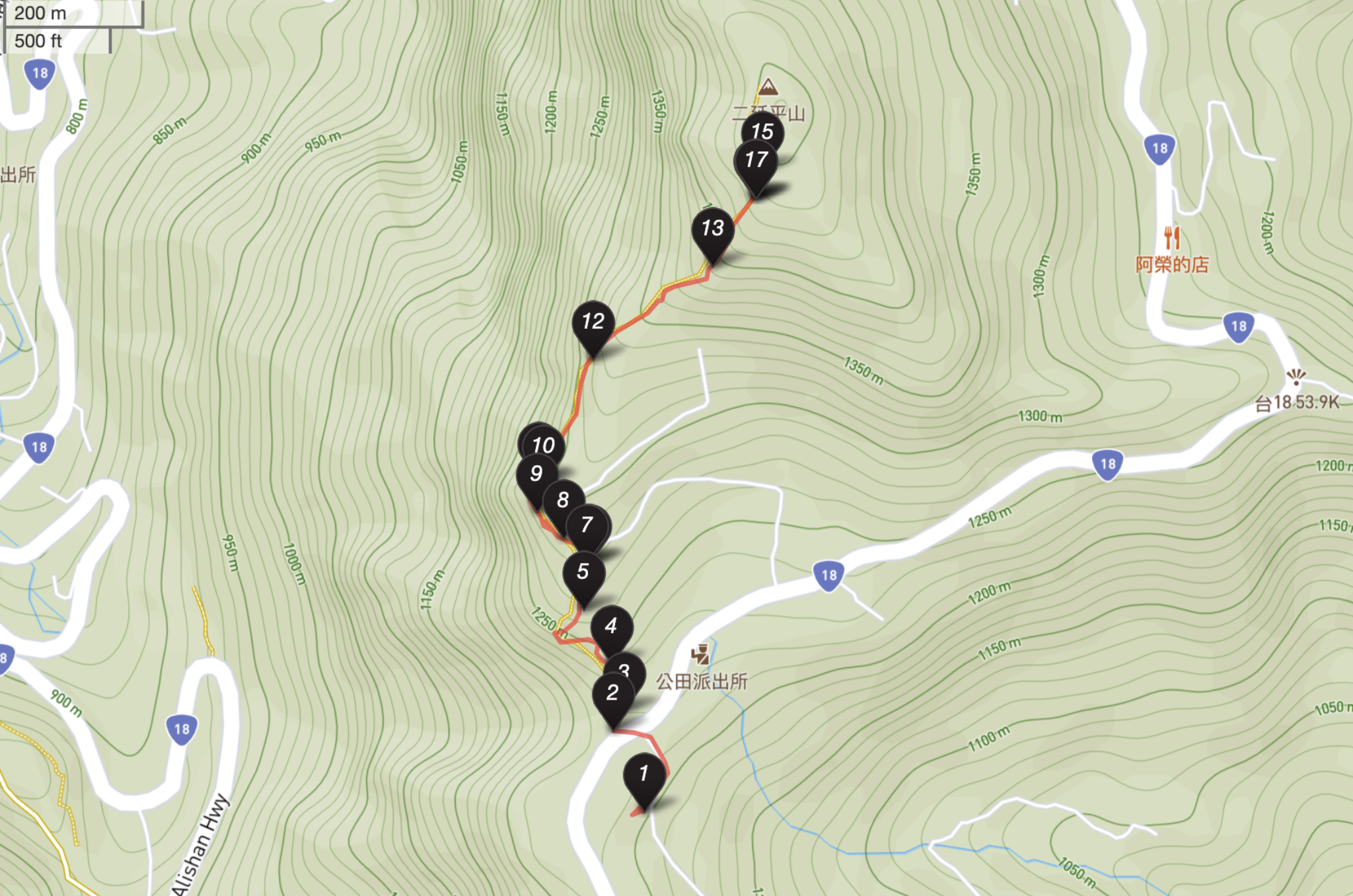 Eryanping Trail - Hikingbook