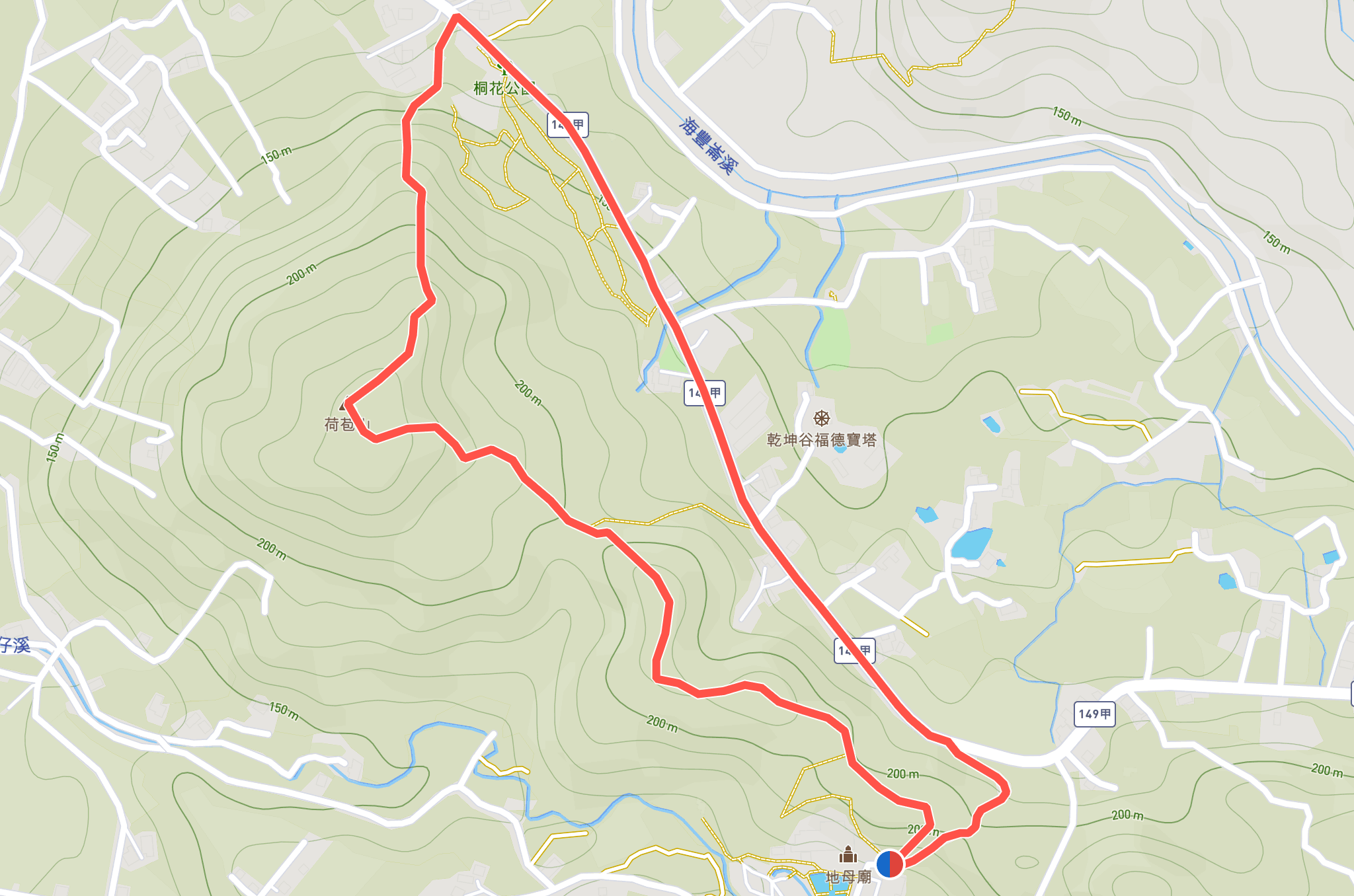 The climb trail of Mount Hebao - Hikingbook