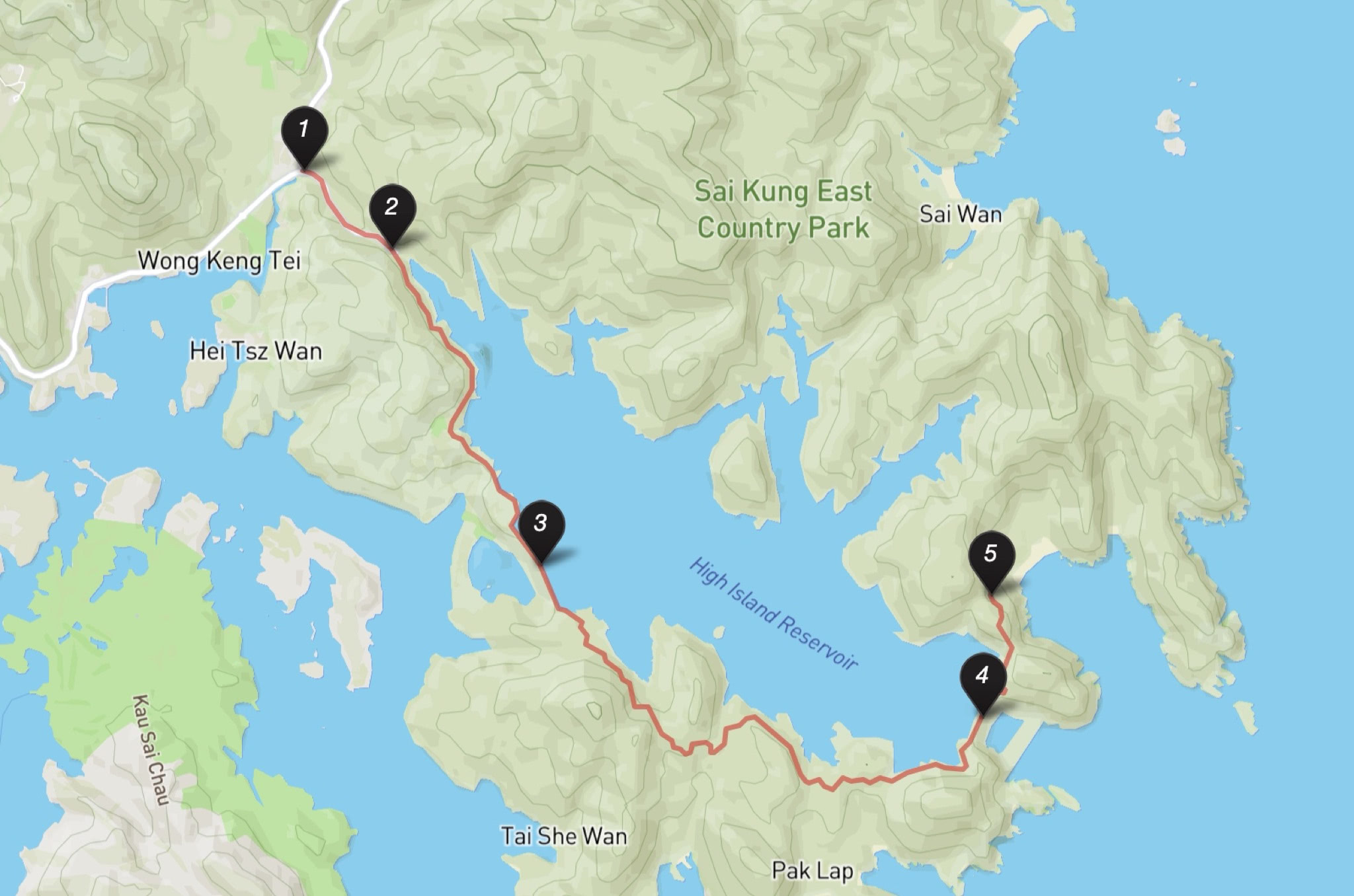 MacLehose Trail 1: From Pak Tam Chung to Long Ke Wan - Hikingbook